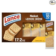 Lance Lemon Creme Sandwich Cookies, Individually Wrapped Snack Packs, 6 ...