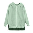CAIXIA Womens 2026 Spring Zip Up Y2K Hoodies Casual Long Sleeve ...