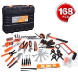CARTMAN 168 Piece Tool Set Kit General Household Hand with Plastic in ...