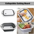 IFCOW 3-in-1 Collapsible Cutting Board, Kitchen Chopping Board with ...