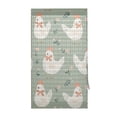 Chicken Flower Pattern Door Curtain Sheer Privacy Light Filtering ...