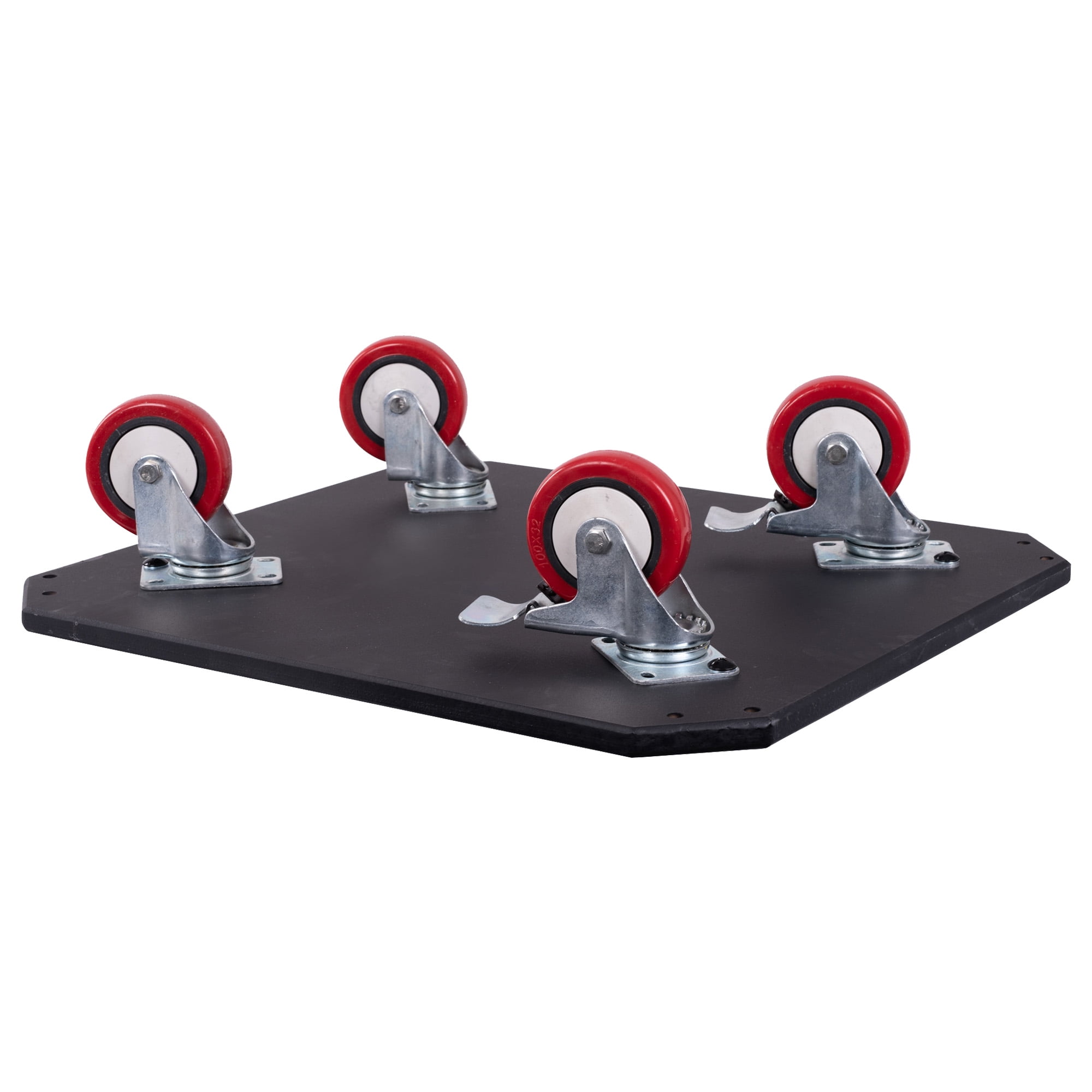 Sound Town Replacement Caster Board for Road/Flight/Rack Case, with 4 ...