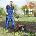 MAXLANDER Electric Tiller Cultivator, 14 Inch 12 Amp Corded Tiller for ...