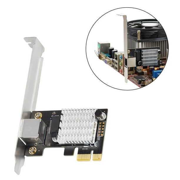thinsony Single LAN Ports 2.5G Gigabit PCIe Ethernet Card for I225 ...