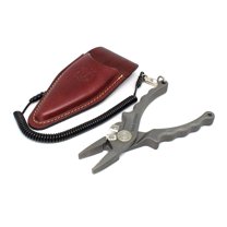 Van Staal Titanium Pliers with Cutters, Leather Sheath and Lanyard ...