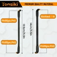Tonsiki 2PCS Offset Screwdriver Set, Right Angle Double Head ...