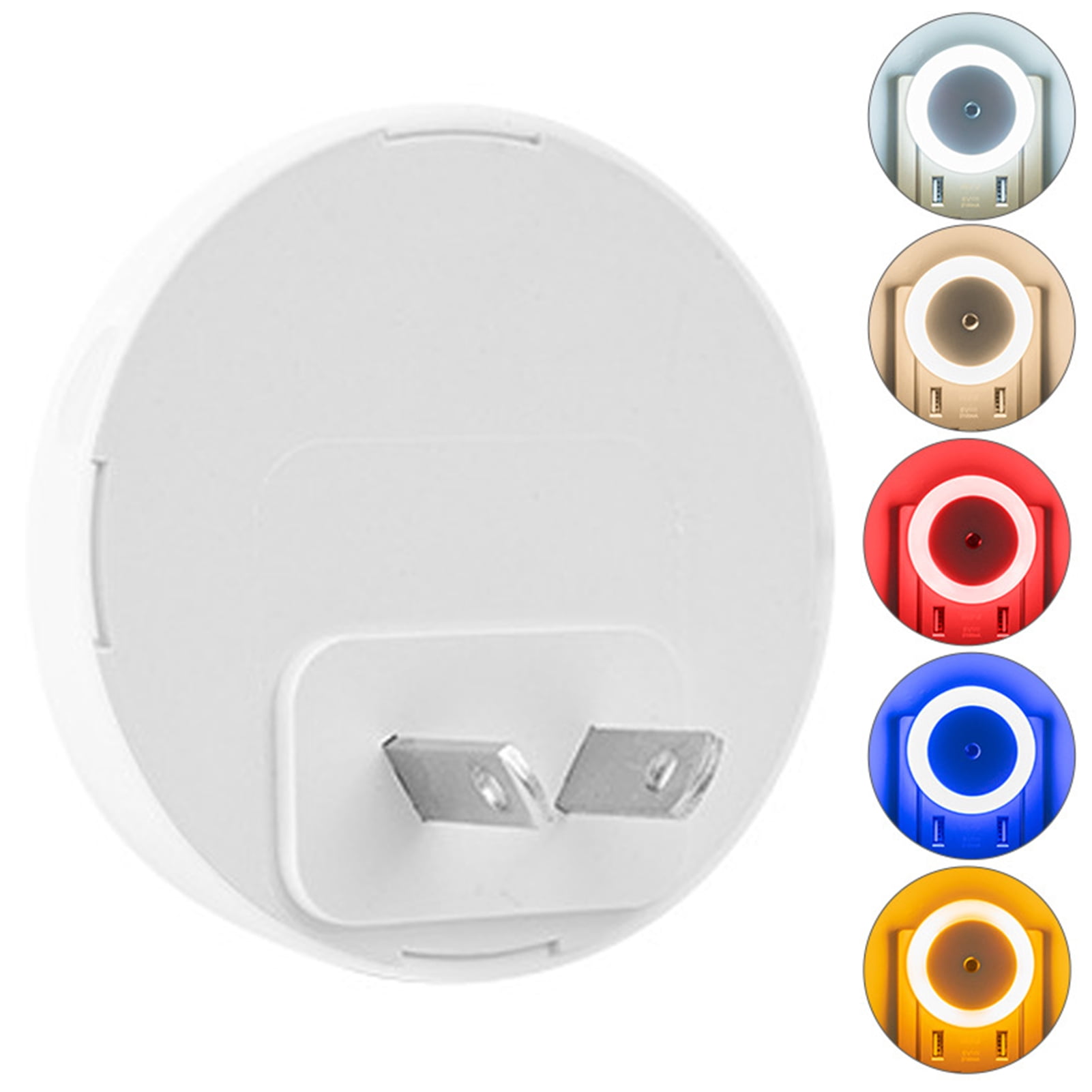 Sunjoy Tech LED Night Lamp Super Bright Flicker Free Auto On/Off Plug ...