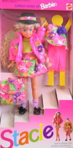 Stacie Doll, Littlest Sister of Barbie Doll (1991) - Walmart.com ...