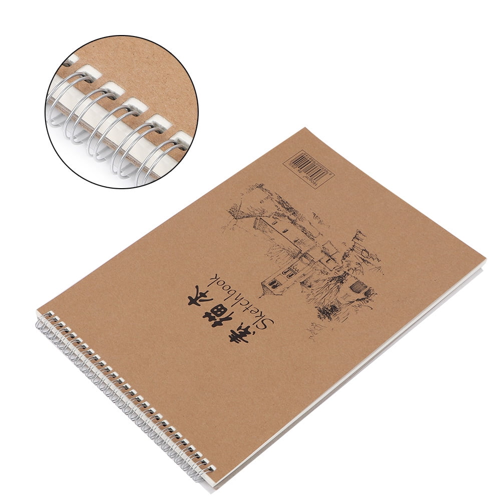 Cuaderno de bocetos, cubierta de papel Kraft, cuaderno de bocetos para ...