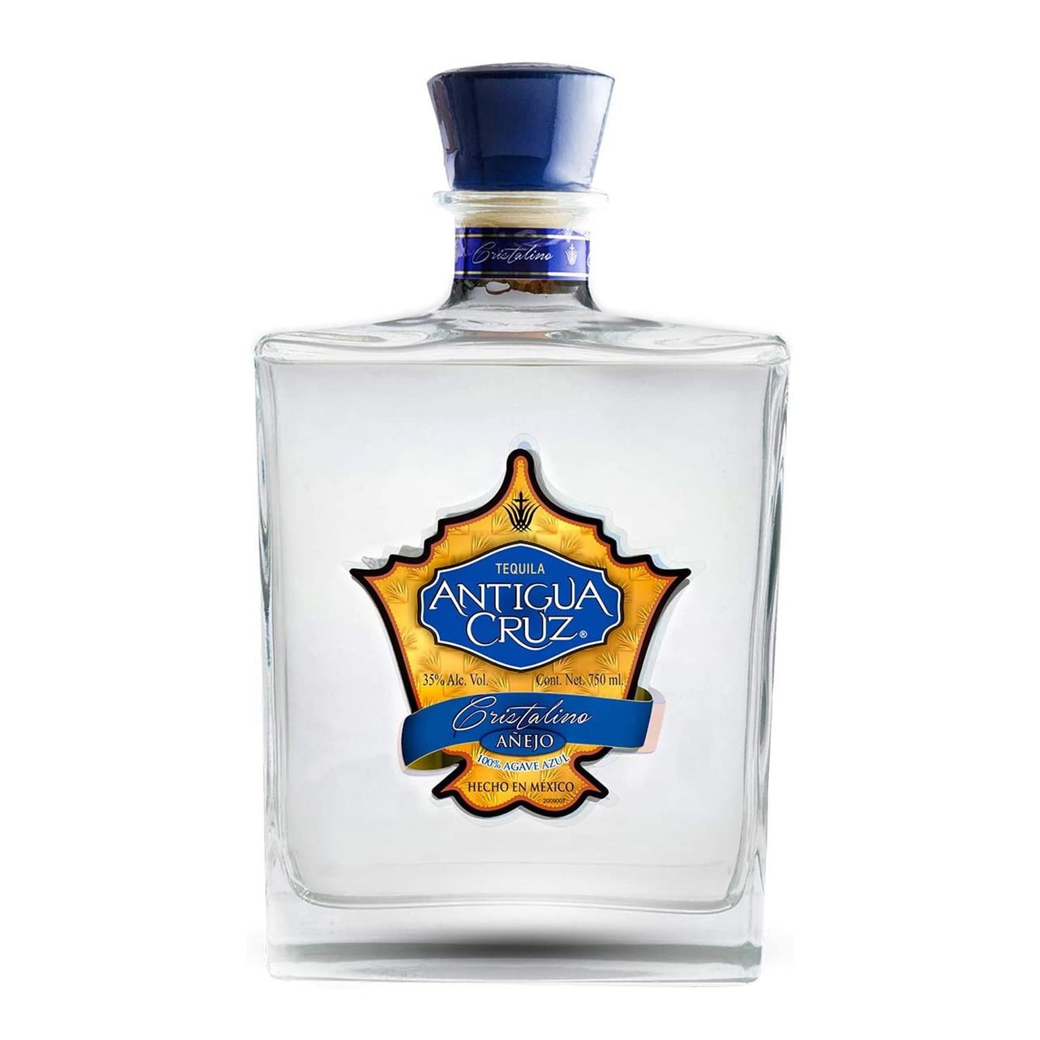 Paquete de 3 Tequila Antigua Cruz Cristalino 750 ml | Bodega Aurrera en ...
