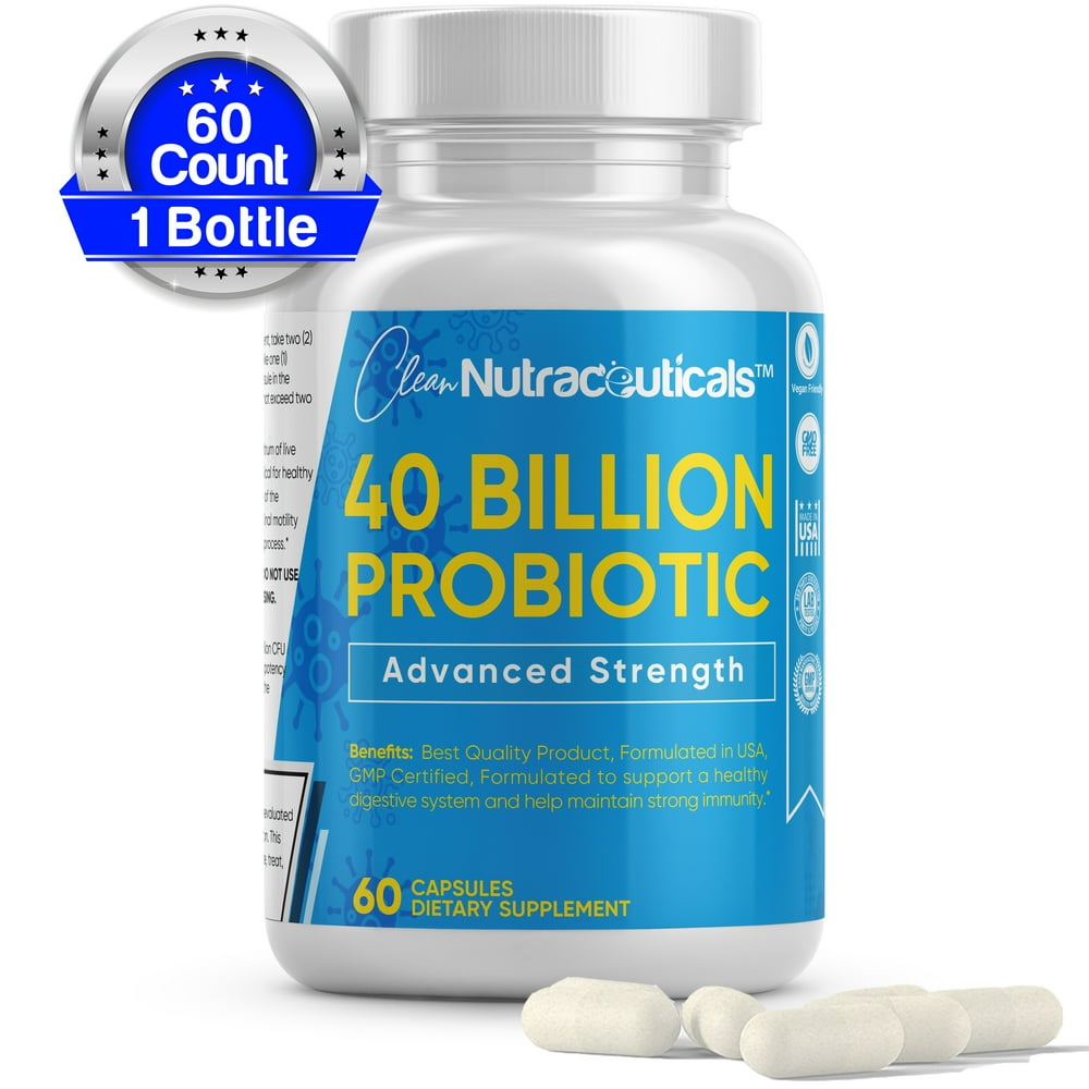 Probiotics 40 Billion High Potency Probiotic Supplement For Immunity