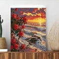 DIY Digital Oil Painting By Numbers Landscape Painting Canvas w/ Frame ...