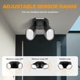 35W 4000LM LED FloodLights with 2 Sensors Motion Sensor Outdoor Lights ...