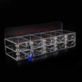 Denest 10 Slots Cell Phone Locker Box Transparent Cabinet Acrylic ...