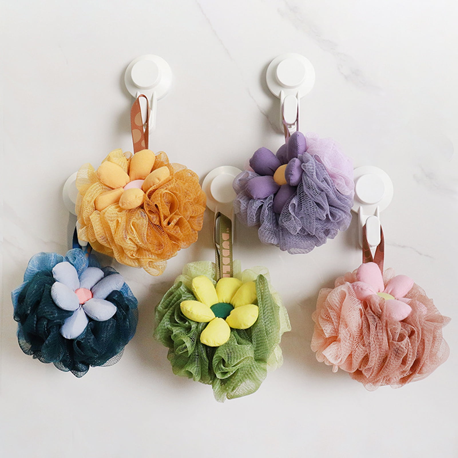 Warkul Bath Ball Loofah Sponge 50g/Piece, for Exfoliating Bath Sponge ...