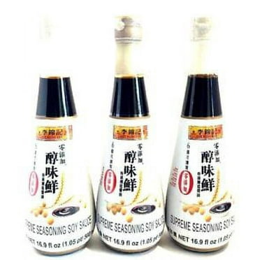 LEE KUM KEE Less Sodium Soy Sauce 16.9 FL Oz (500 mL) - Walmart.com