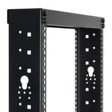 NavePoint 25U 2 Post Open Frame Server Rack for 19 Inch Equipment, AV ...