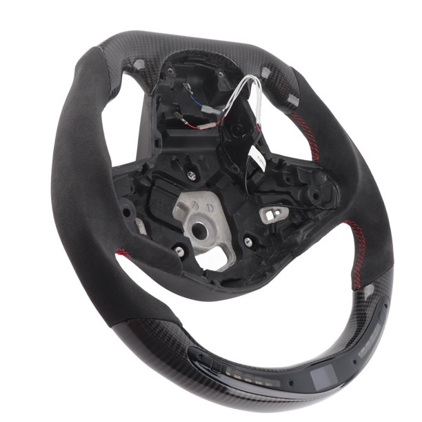 LED Steering Wheel,Carbon Fiber LED Shift LED Carbon Fiber Steering ...