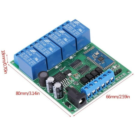 Bluetooth Relay Control Switch,4 Channel Bluetooth Relay Module Phone ...