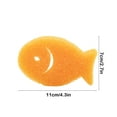 Fish-Shaped Sponge Wipe | Temperature Sensing Cleaning Pad for Glass ...