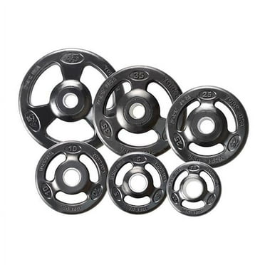 BalanceFrom HOPRO Olympic Bumper Plate Weight Plate with Steel Hub ...