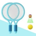 Childrens Badminton Tennis Racket Toy Set 2 in 1 Indoor Outdoor Racket ...