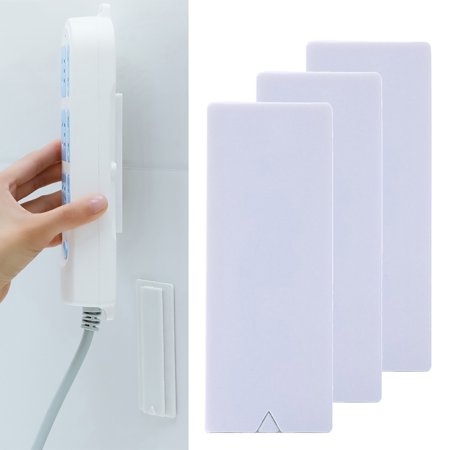Power Strip Fixator Self Adhesive Wall-Mounted Power Strip Holder ...