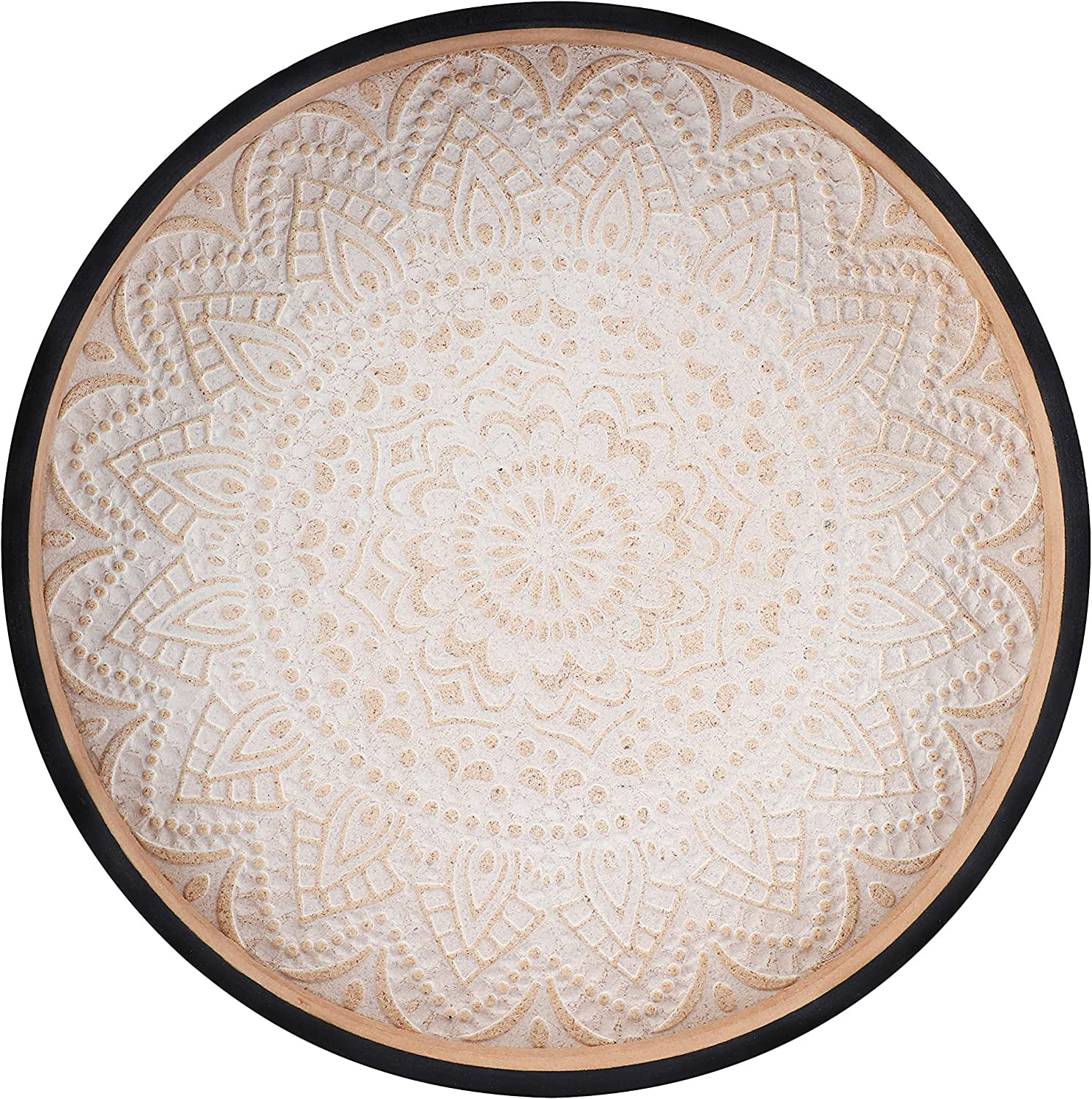 Kitchen Décor wood tray country farmhouse Farmhouse decor round tray ...