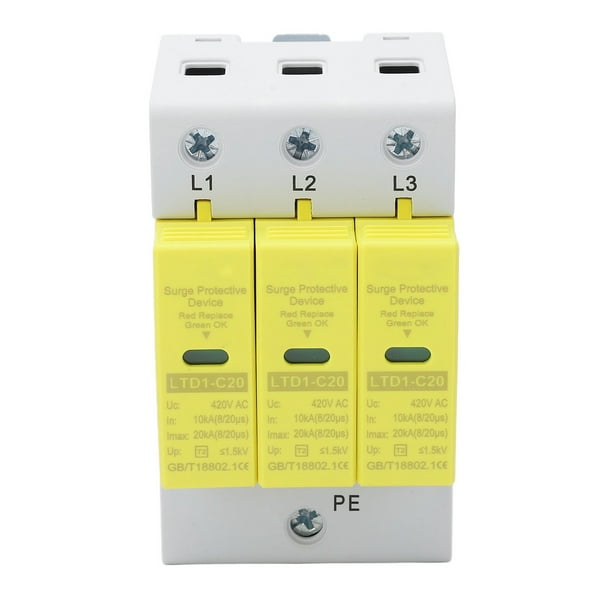 AVEKI AC Surge Protective Device Flame Retardant PC Shell Quick ...