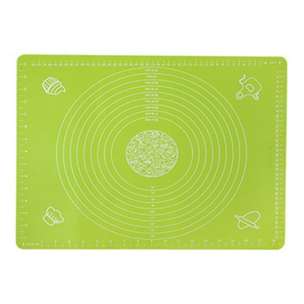 Mefallenssiah Silicone Baking Cake Dough Fondant Rolling Kneading Mat ...