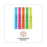 Desk Highlighters, Assorted Ink Colors, Chisel Tip, Assorted Barrel ...