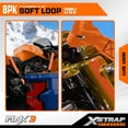 XSTRAP STANDARD 8 Pack Soft Loop Tie Down Straps, 1.5" x 17" 5000 lbs ...