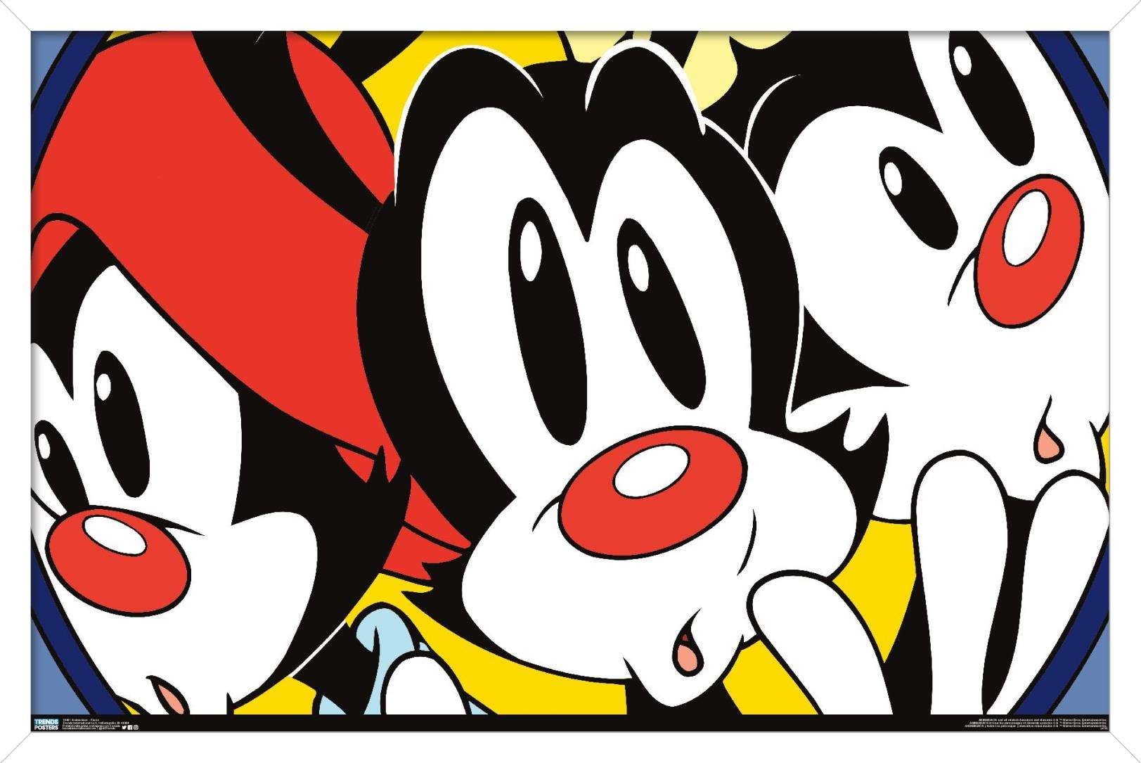 Animaniacs - Faces Wall Poster, 14.725" x 22.375", Framed - Walmart.com