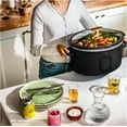 6 Qt Programmable Slow Cooker - 5 Preset Cooking Functions, Digital ...