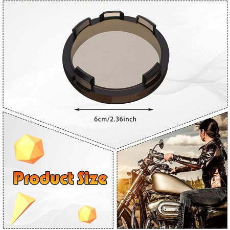 8 Pieces Bullet Turn Signal Lens Cover Turn Light Lens Cover Bullet ...