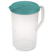 GoodCook 1-Gallon Plastic Airtight Pitcher with Vacuum Seal Lid, Red ...