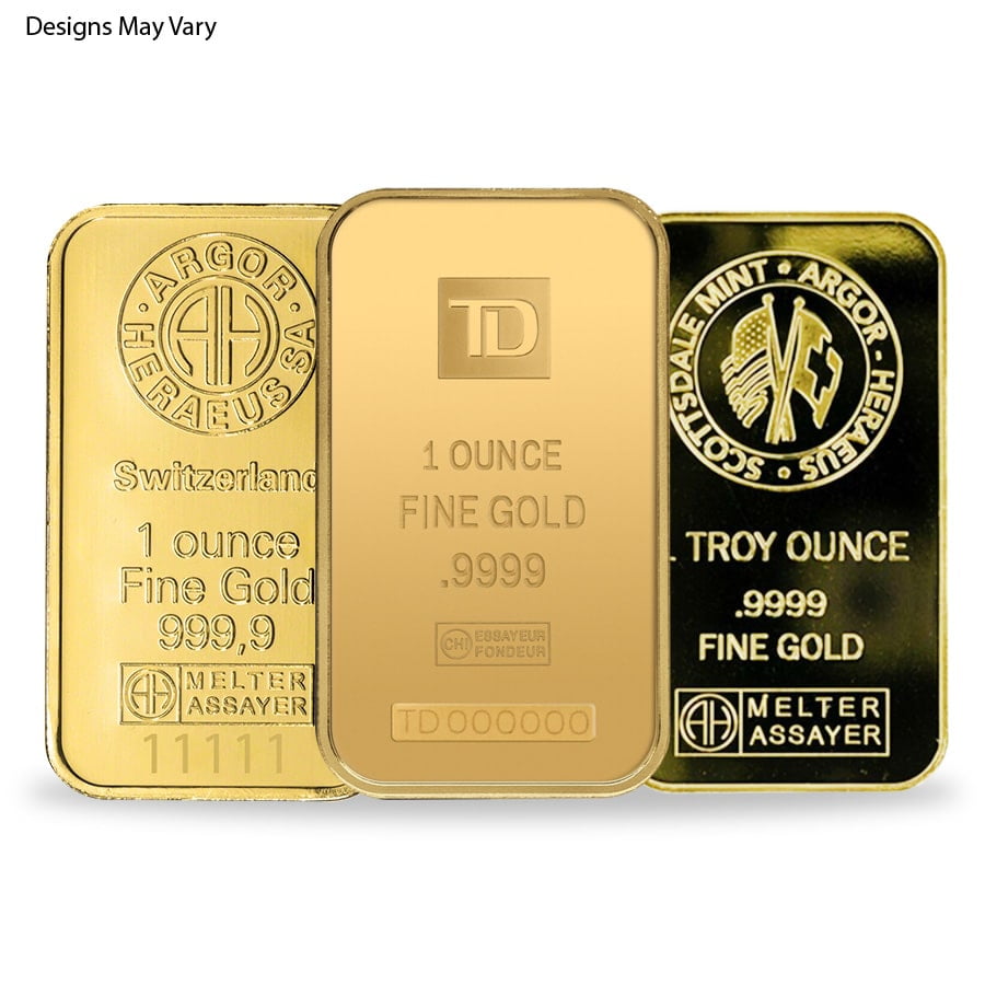 1 oz Generic Gold Bar .999+ Fine (Secondary Market) - Walmart.com