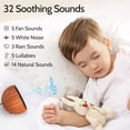 White Noise Machine Sleep Sound with 32 Soothing Sounds Loud Brown 36 ...