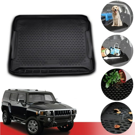 Cargo Liner For Hummer H3 2006-2010 Rear Trunk Floor Mat 3D Boot Tray ...