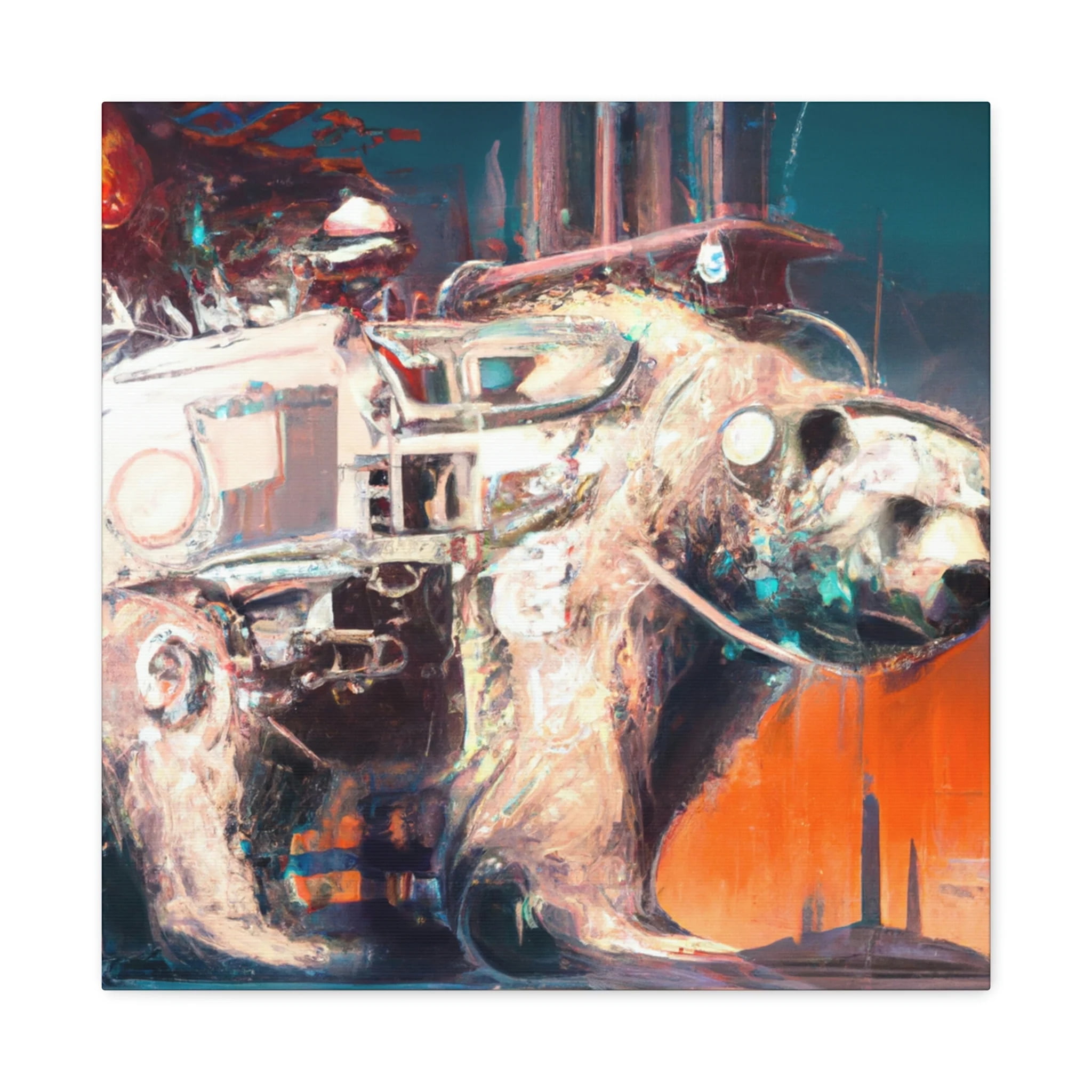 Polar Bear Mechanical Maker - Canvas - Walmart.com
