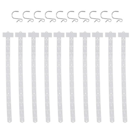 10 Pieces Hanging Merchandise Strips with Label Head, Supermarket ...