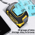 OMA 3-in-1 Digital Laser Tape Measure, 135Ft Laser Distance Meter, 16ft Tape, IP54 - Walmart.com
