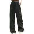 Baycosin Womens Baggy Cargo Pants Streetwear Hip Hop Joggers Sweatpants