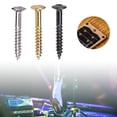 10Pcs Eelectric Guitar Humbucker Pickup Rings Mounting Screws ...