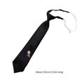 1pc/3pcs Business Neckties for Ladies Unisex Black Necktie Clip Closure ...
