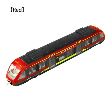 Train Toy Mini Simulation Metro Model Alloy plastic metro Inertia ...