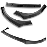 For 2021-2022 Hyundai Elantra Unpainted Black Front Bumper Body Kit ...