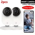 AI 1080P Indoor Security Camera with Color Night Vision, Two-Way Audio ...