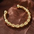 3pc 304 Stainless Steel Cuff Bangles Open Bangles for Women Golden 2-1 ...