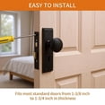 Mortise Lock Matte Black 1 Pack Interior Door Entryway Replacement ...